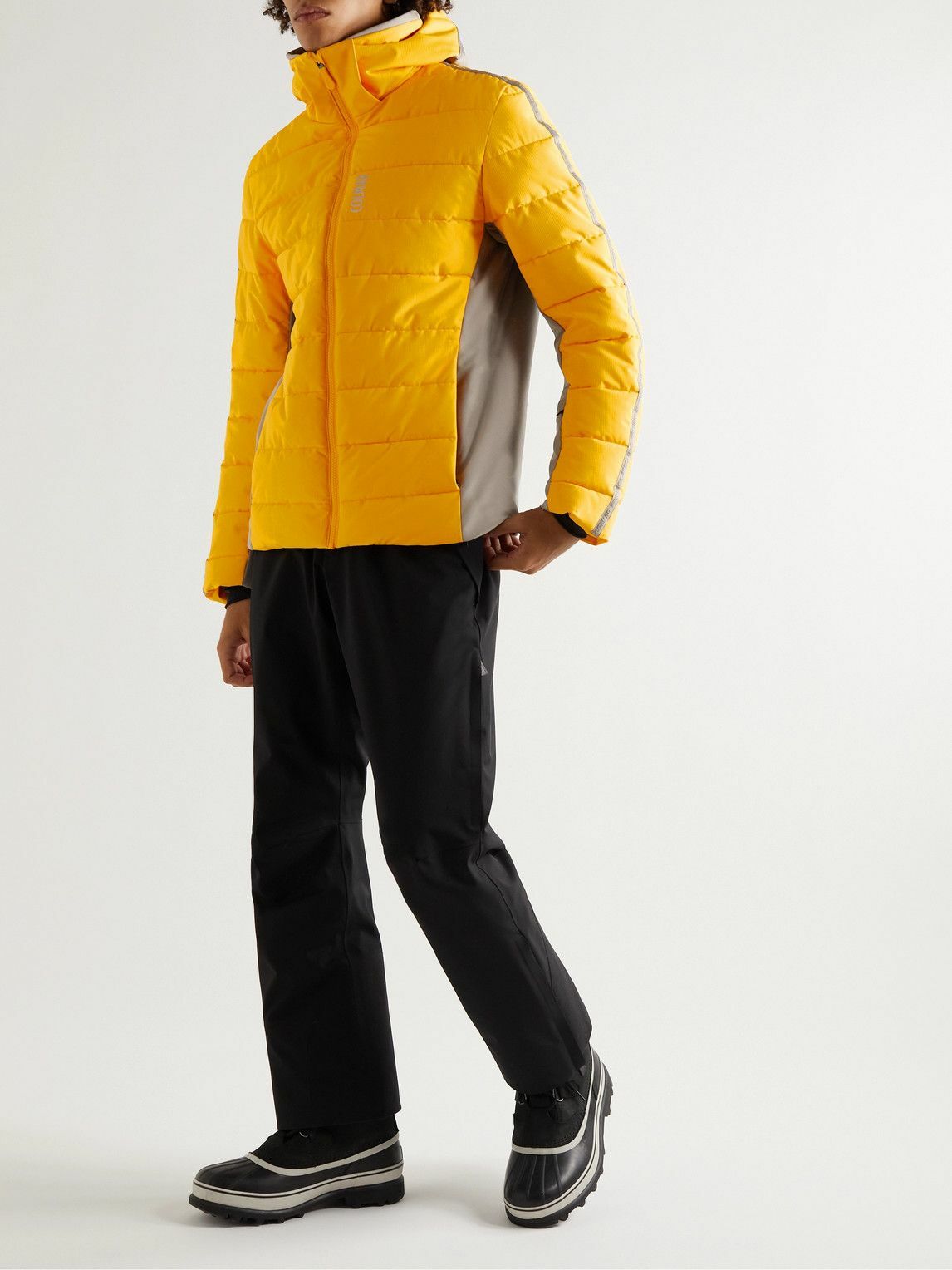 Colmar - 1395 Padded Ripstop and Shell Hooded Ski Jacket - Yellow Colmar