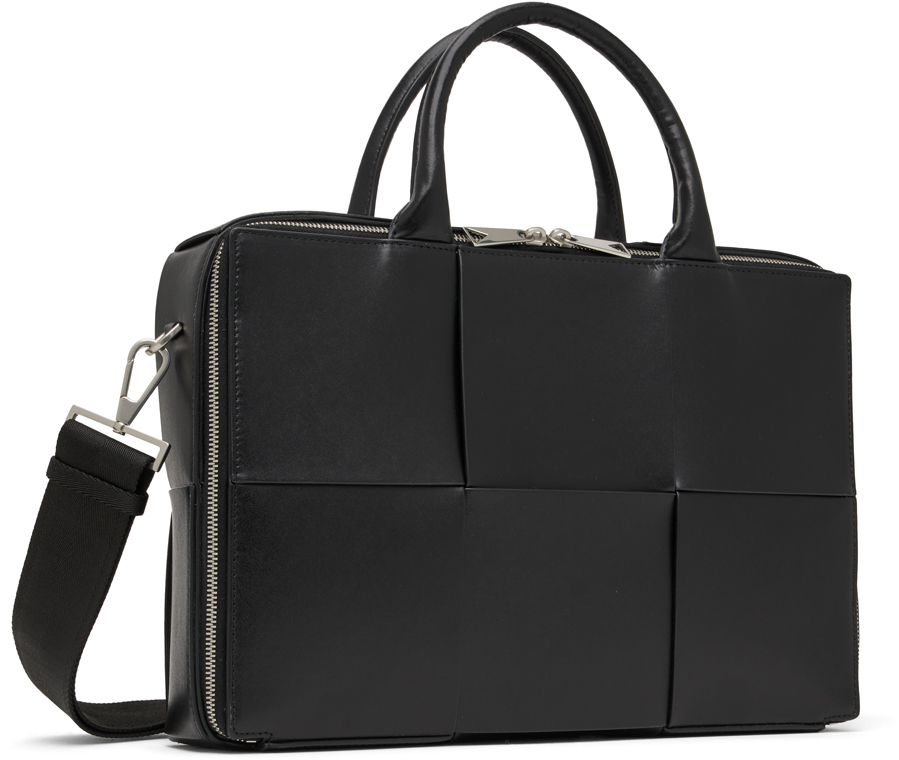 Bottega Veneta Black Arco Briefcase Bottega Veneta
