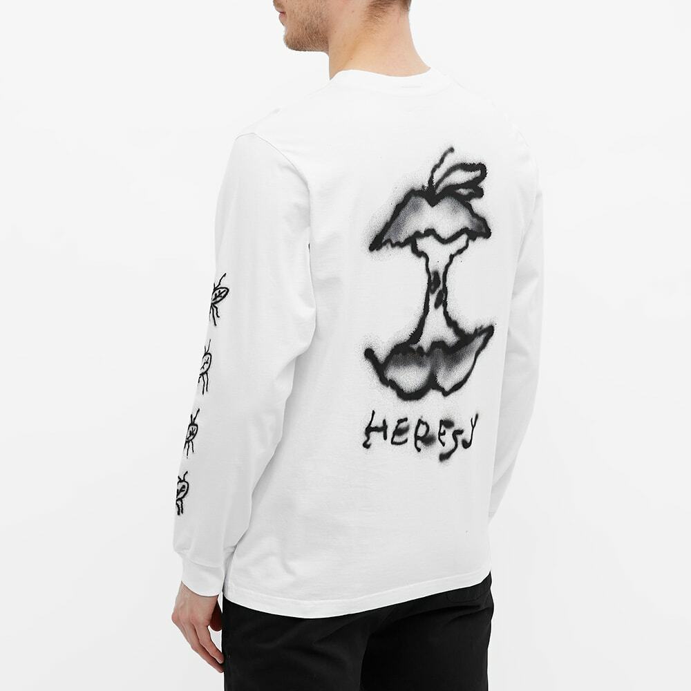 Heresy Men's Long Sleeve Rotten T-Shirt in White Heresy