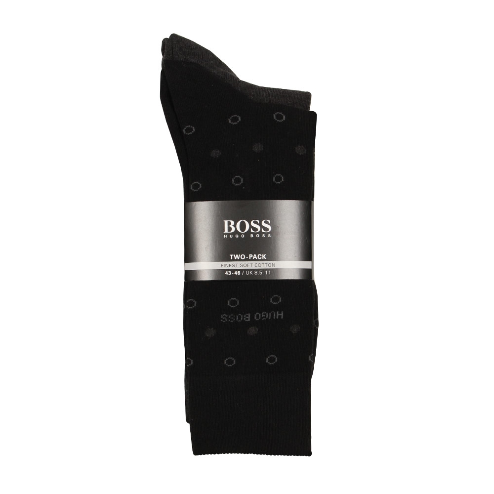 Socks - Black 2 Pack Hugo Boss