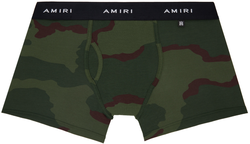AMIRI Green Camo Boxer Briefs Amiri