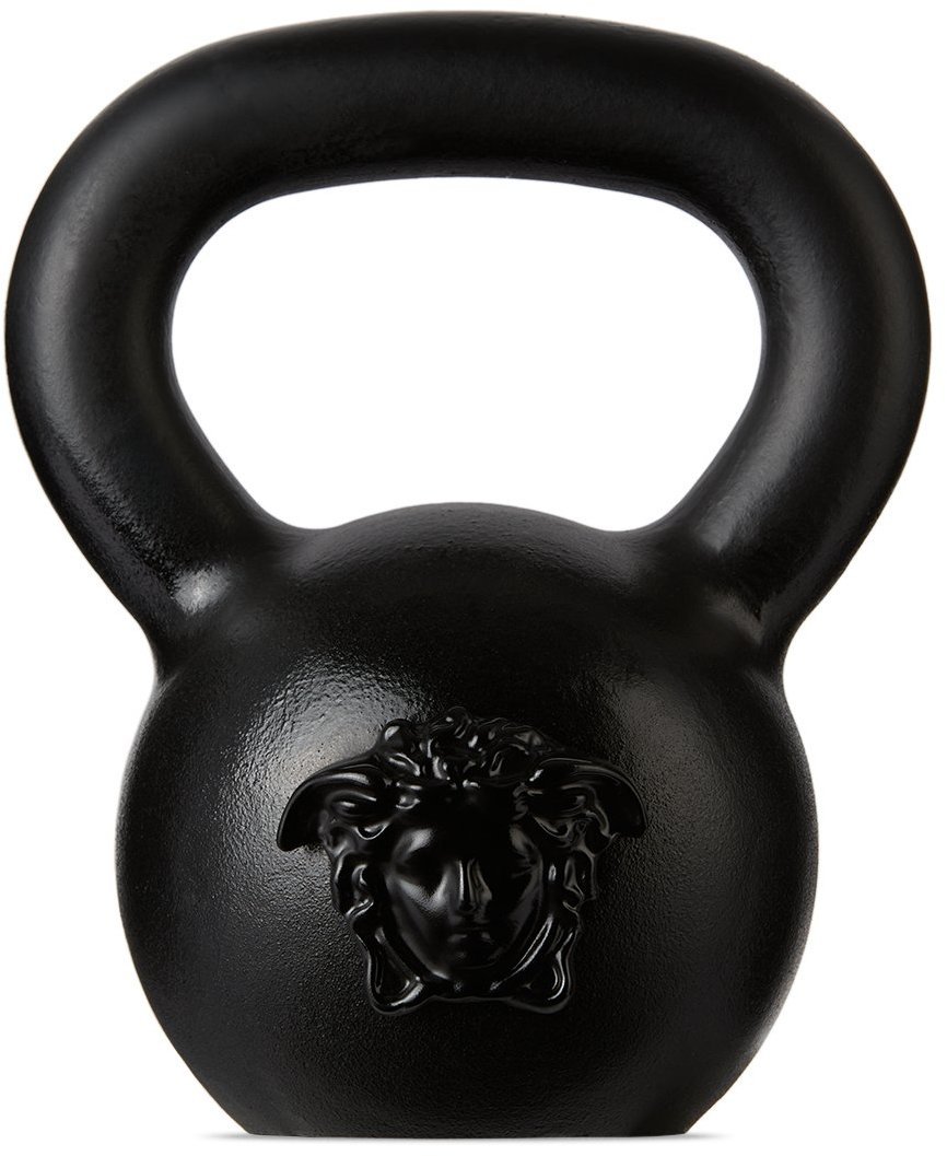 Versace Black Medusa Kettlebell, 10 lb Versace