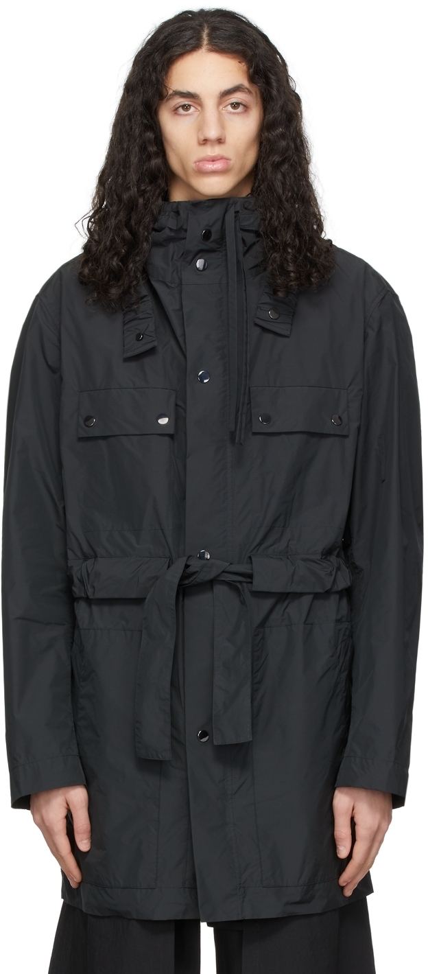 Craig Green Black Polyester Coat Craig Green