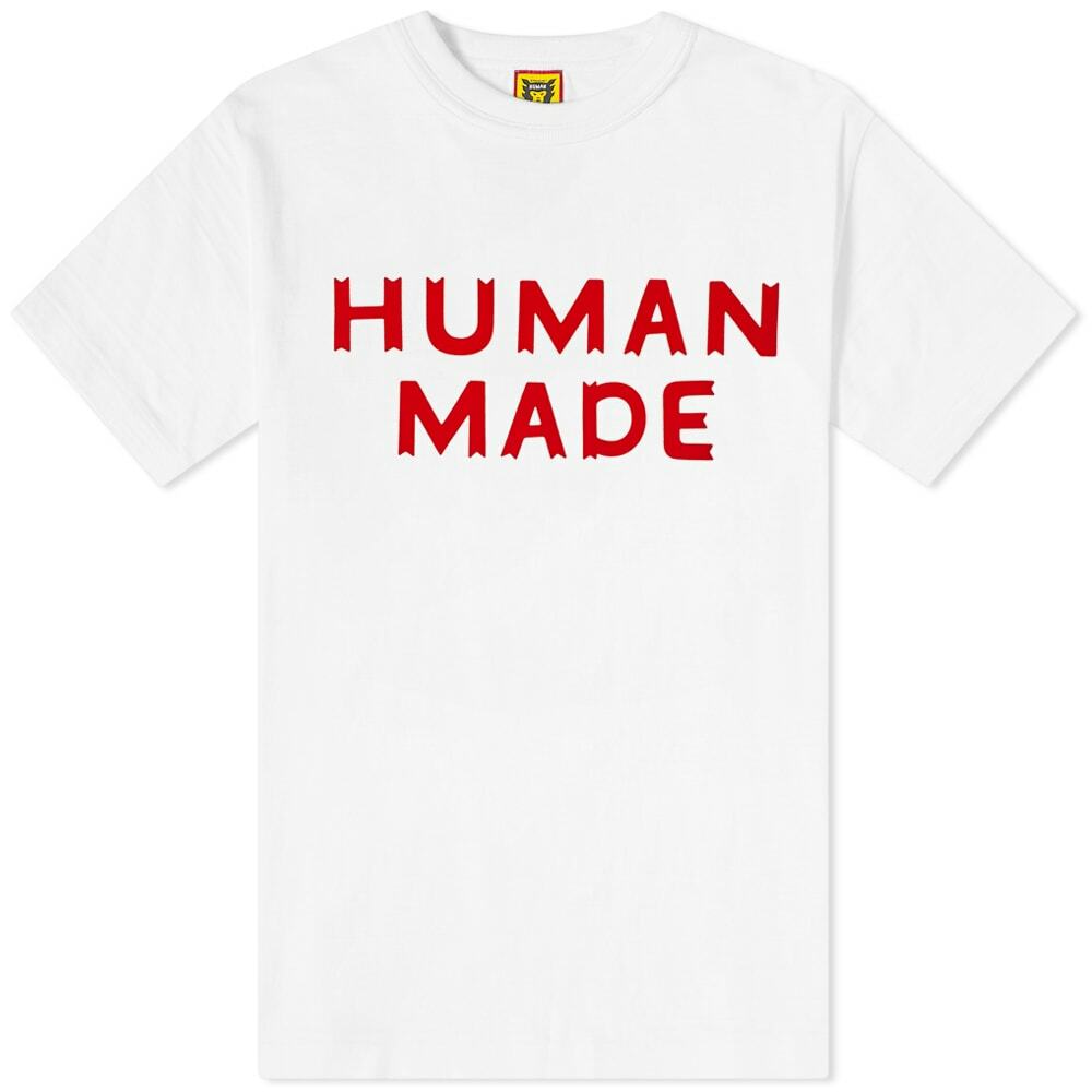 Human Made Men's Logo T-Shirt in White Human Made