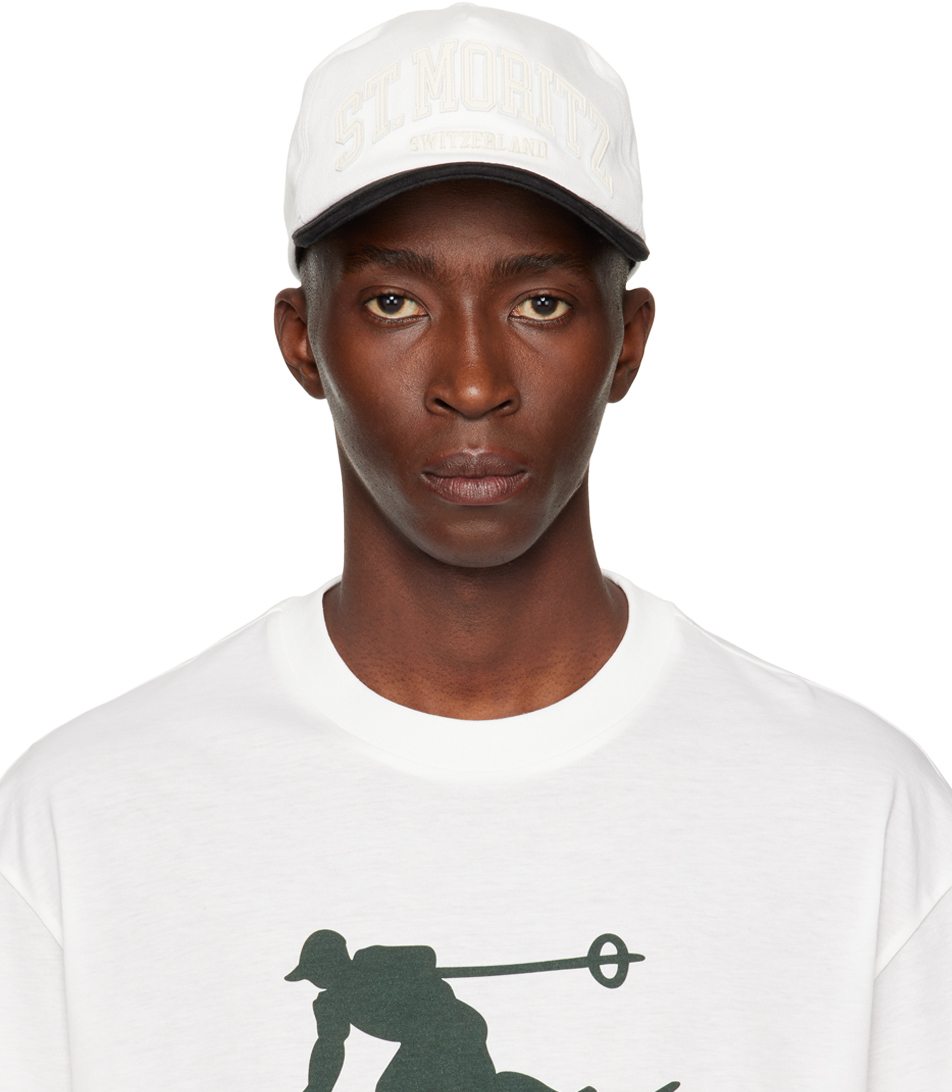 Bally Black & White 'St. Moritz' Cap Bally