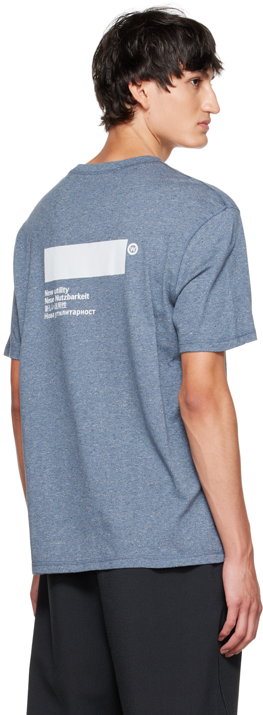 AFFXWRKS Blue Overlock Stitch T-Shirt AFFXWRKS