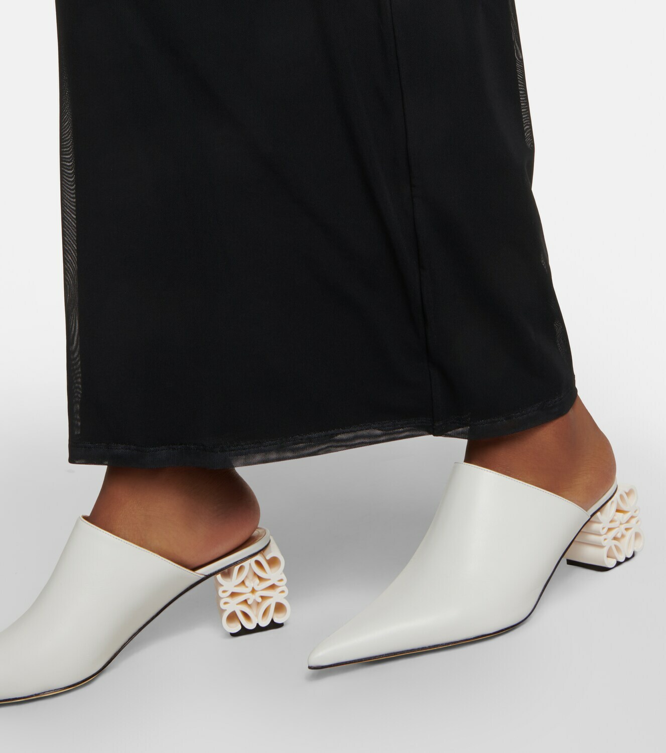 Loewe - Anagram leather mules Loewe