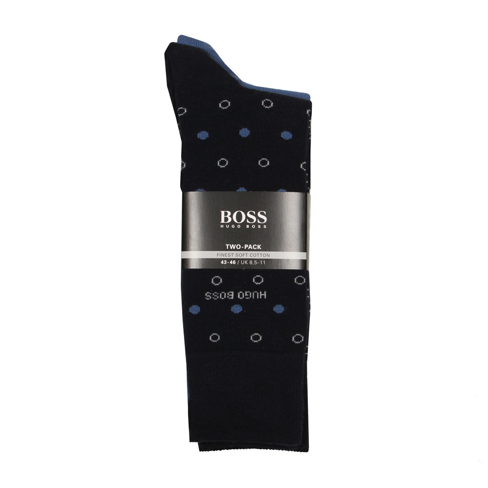 Socks - Navy 2 Pack Hugo Boss