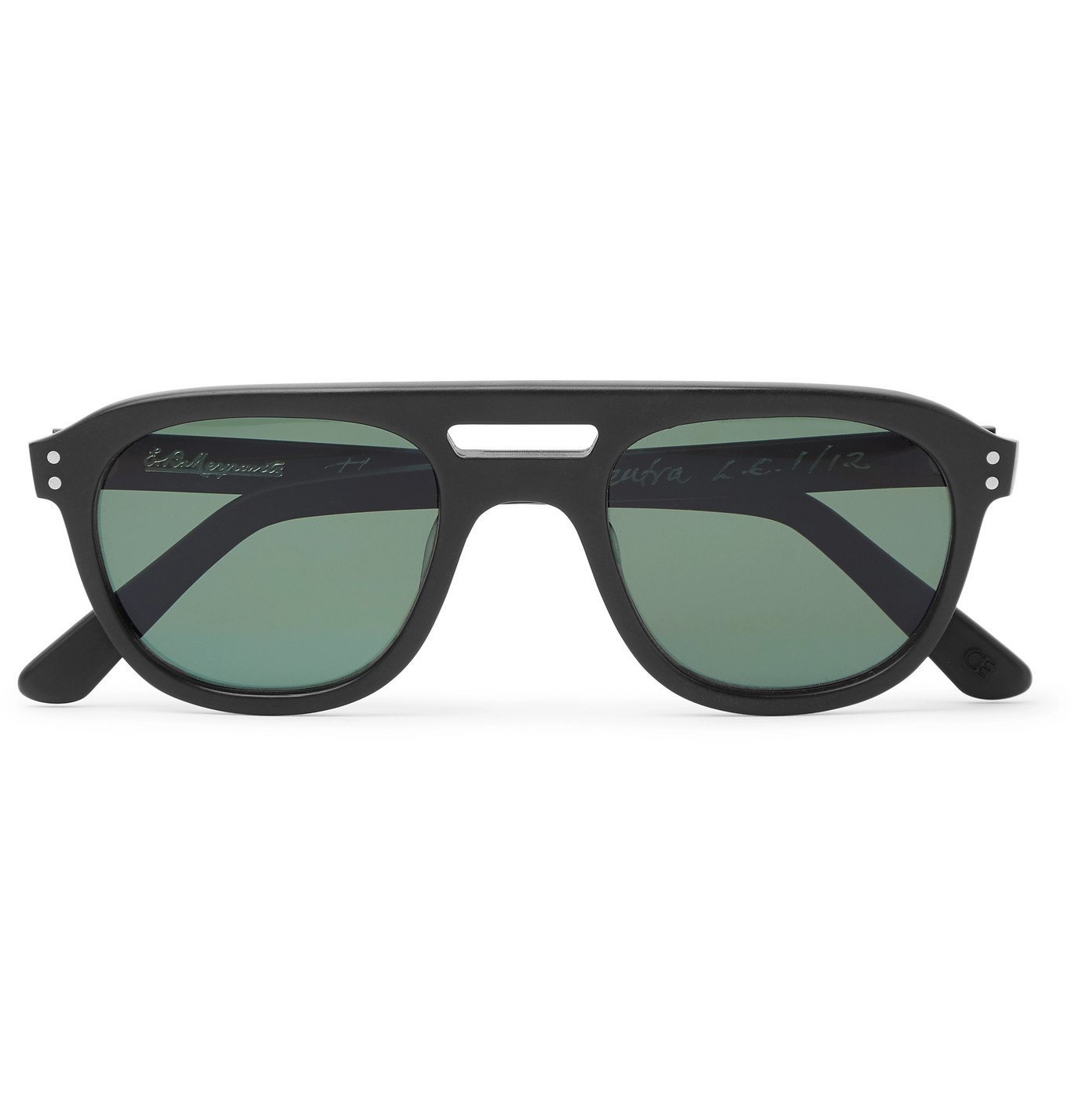 E.B. Meyrowitz - The Neutra Aviator-Style Matte-Acetate Polarised ...
