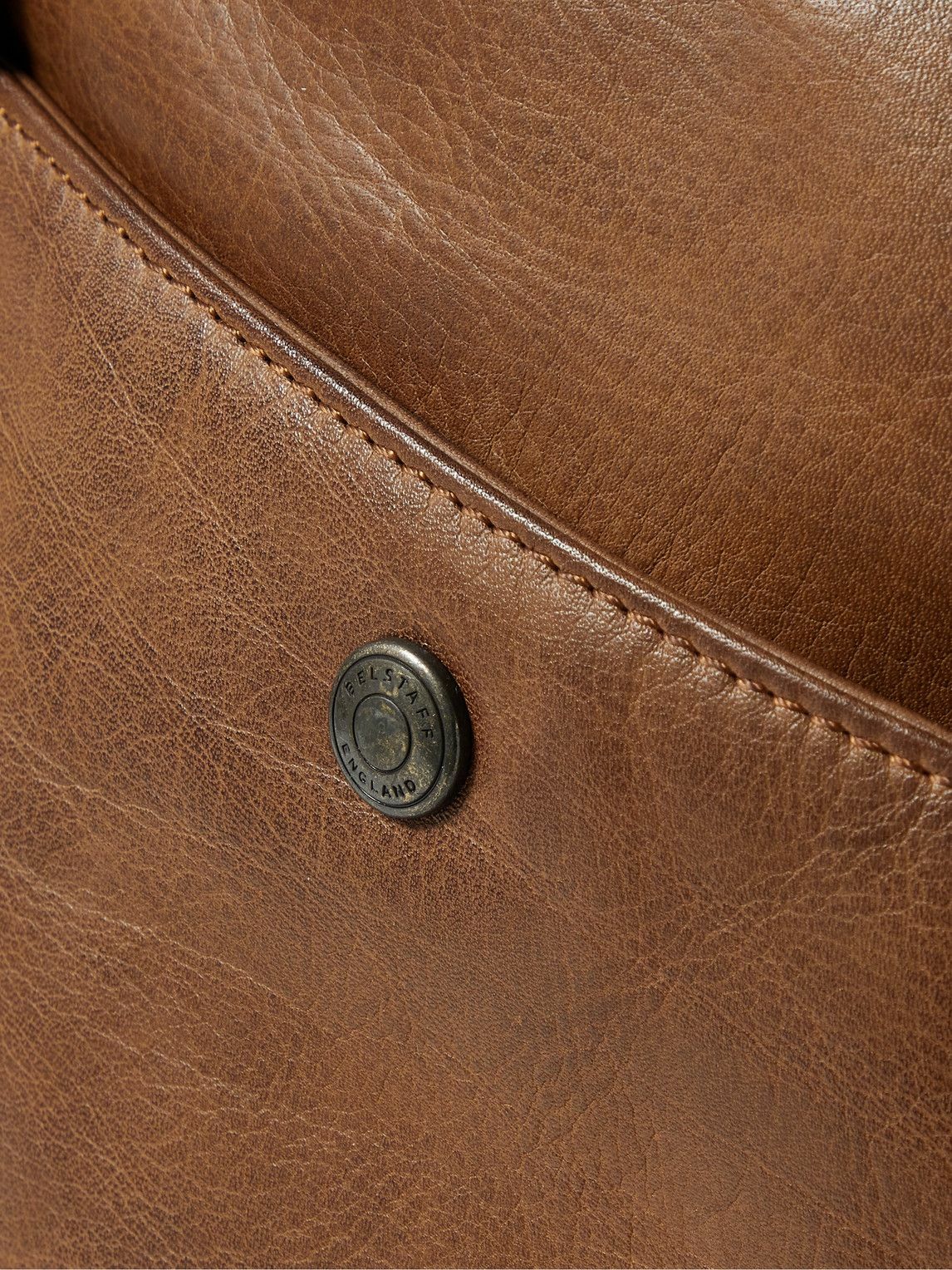 Belstaff - Touring Full-Grain Leather Tote Bag Belstaff