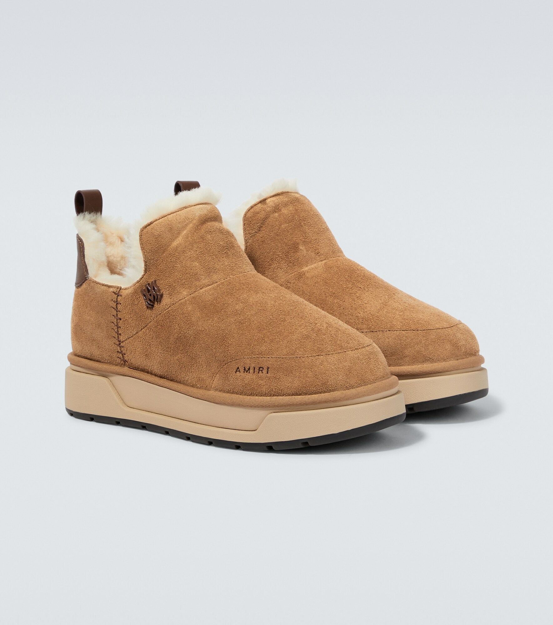 Amiri - Malibu shearling-lined suede boots Amiri