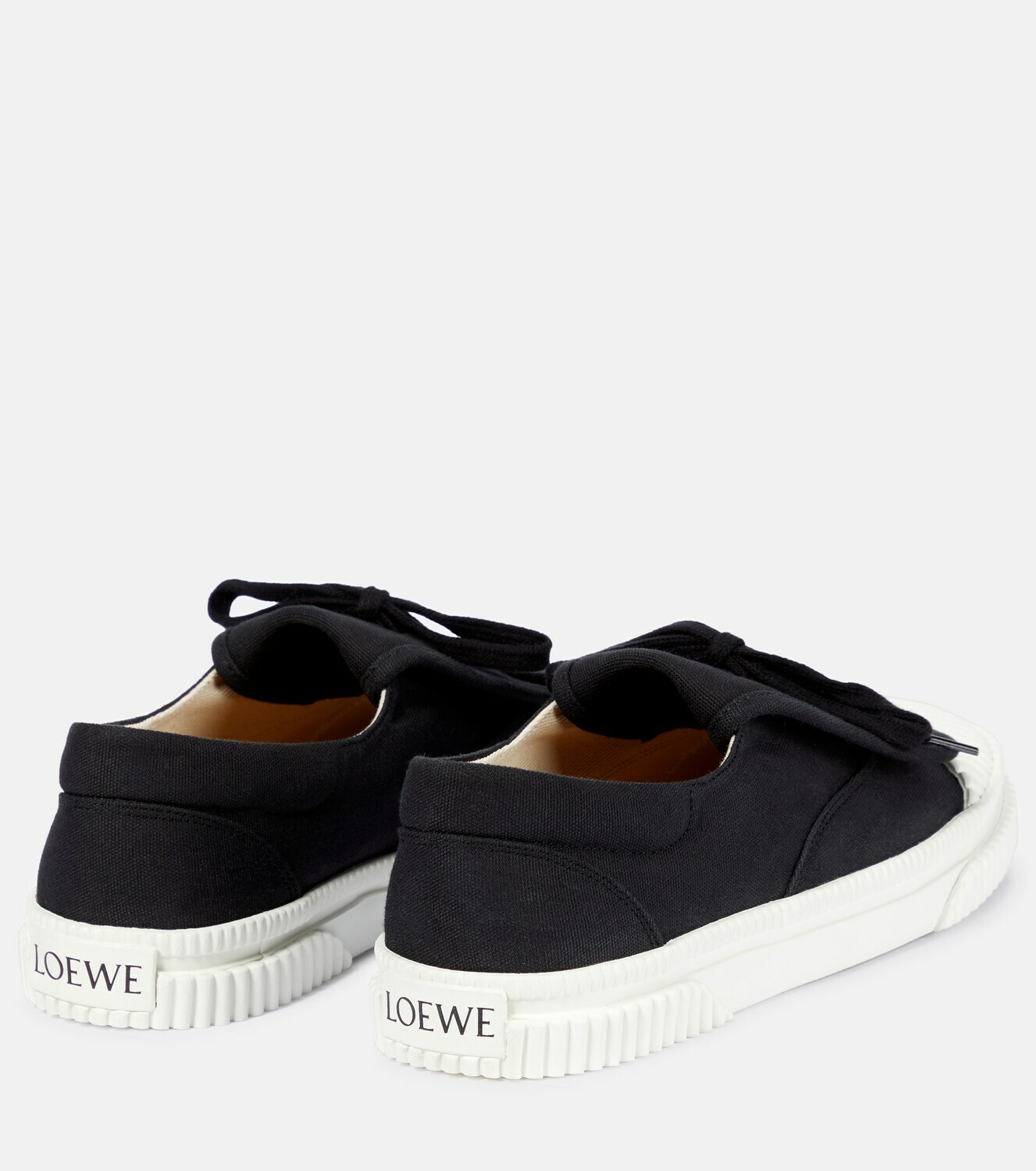 Loewe - Flap canvas sneakers Loewe