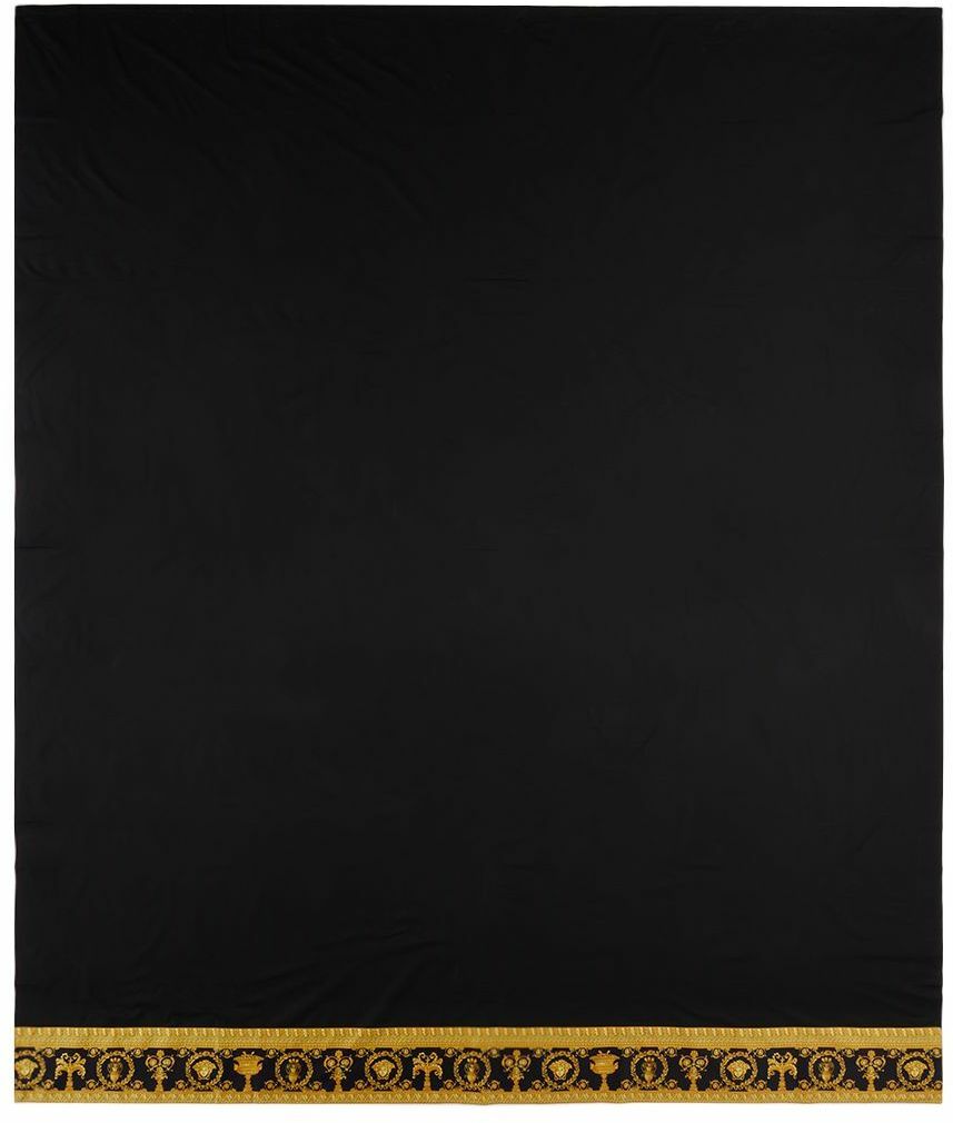 Versace Black 'I Love Baroque' Bedding Set, Queen Versace