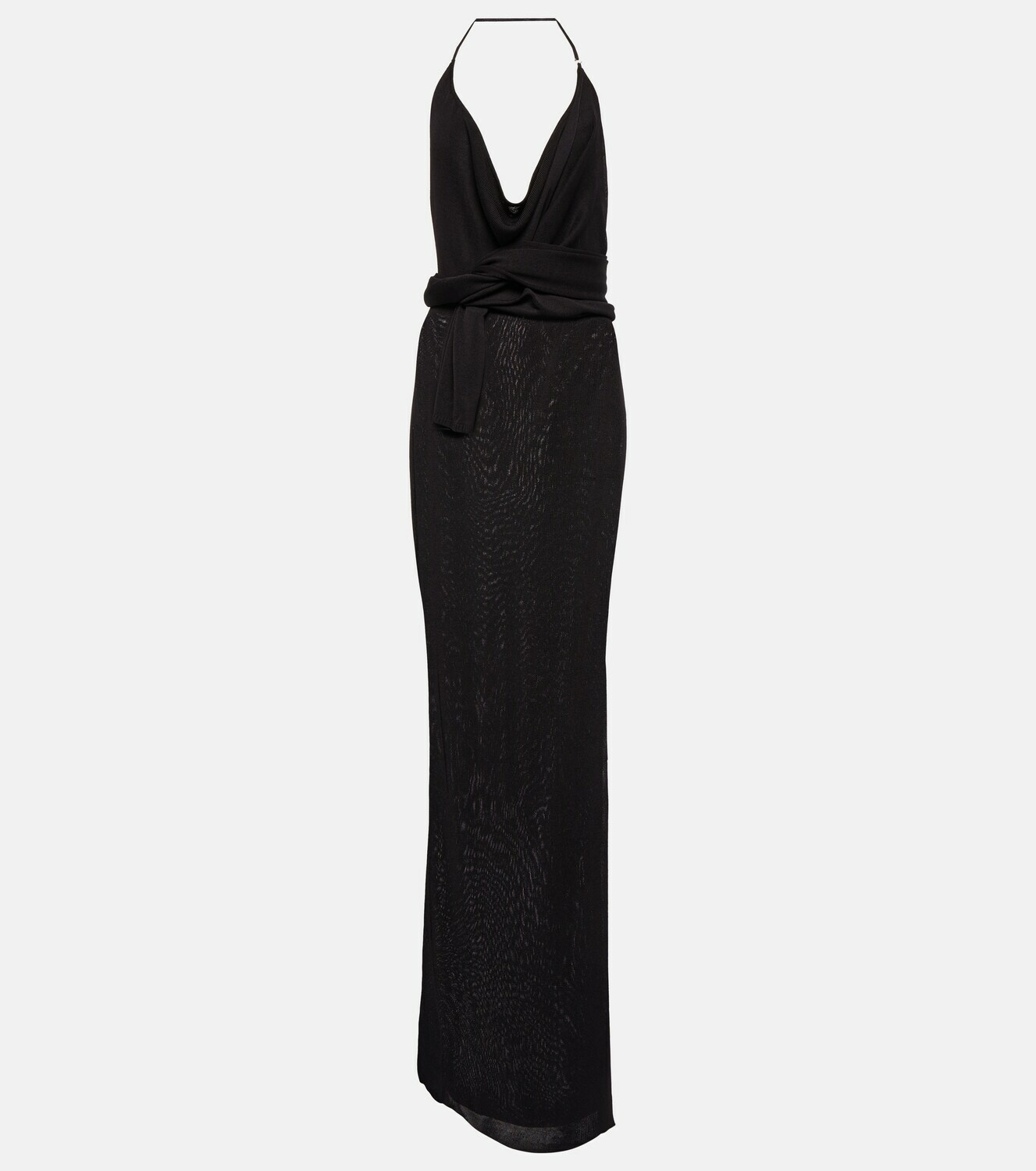 Aya Muse - Malais sash-detail maxi dress Aya Muse