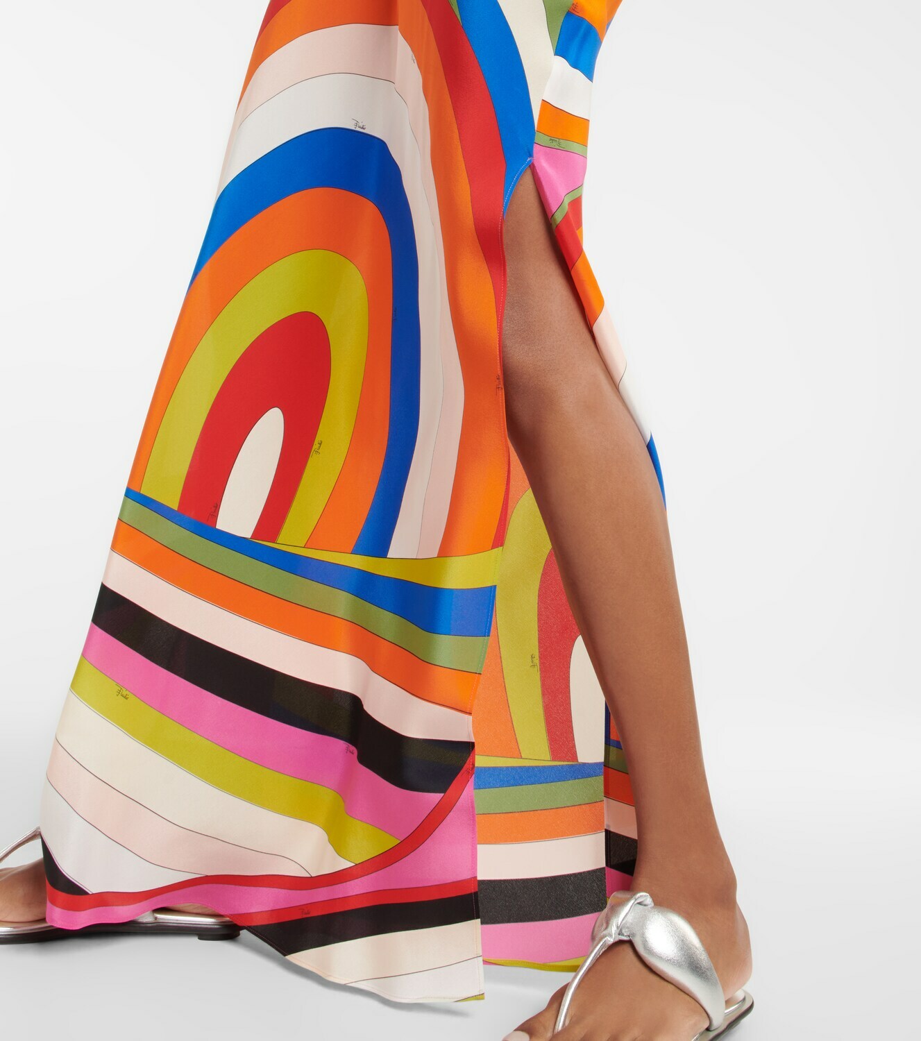 Pucci - Iride-print silk maxi dress Emilio Pucci