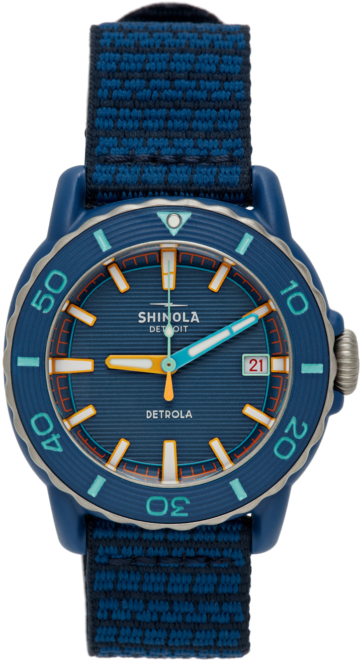 Shinola Blue Sea Creatures 3HD Watch Shinola