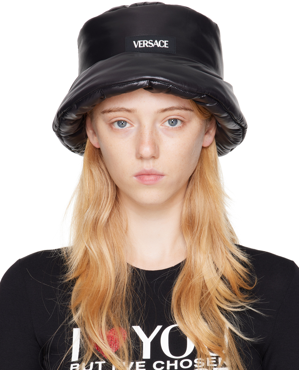 Versace Black Logo Hat Versace