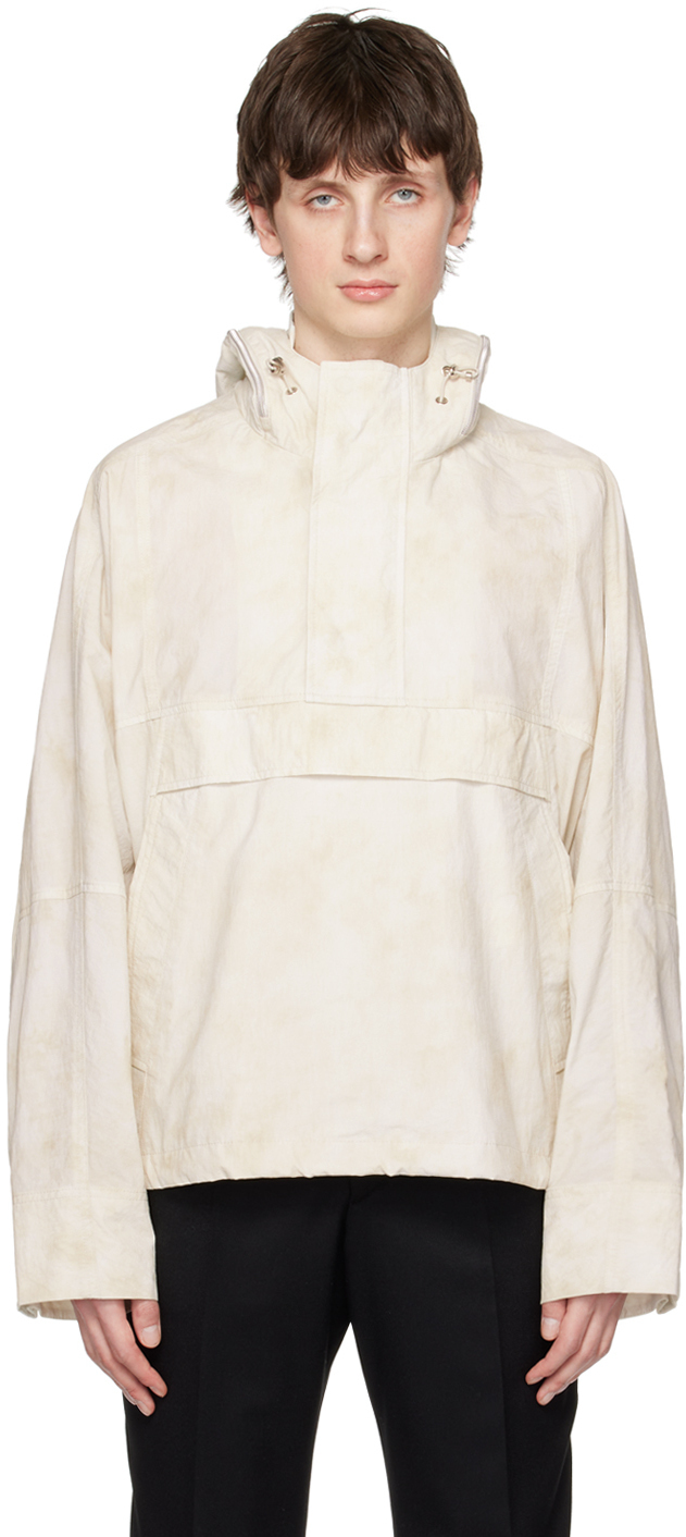 Solid Homme Beige Hooded Jacket Solid Homme