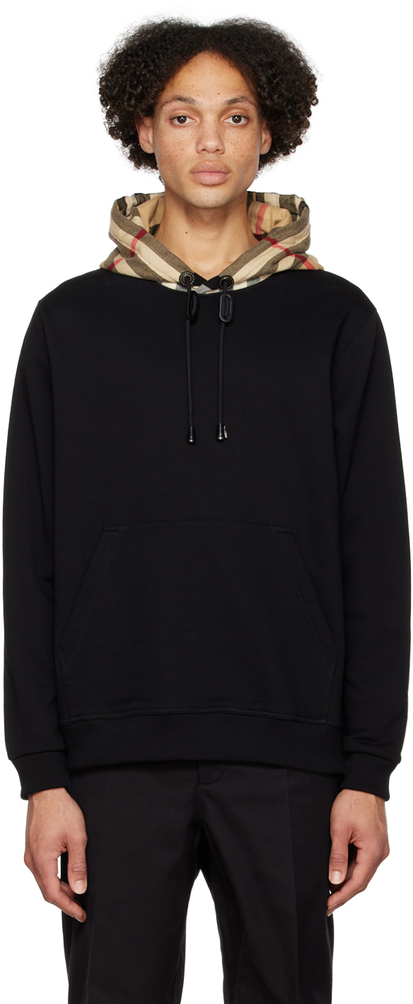 Burberry Black Vintage Check Hoodie Burberry