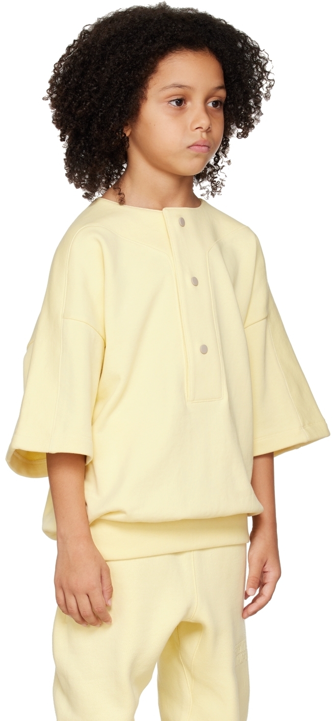 Essentials Kids Yellow Oversized Henley Essentials