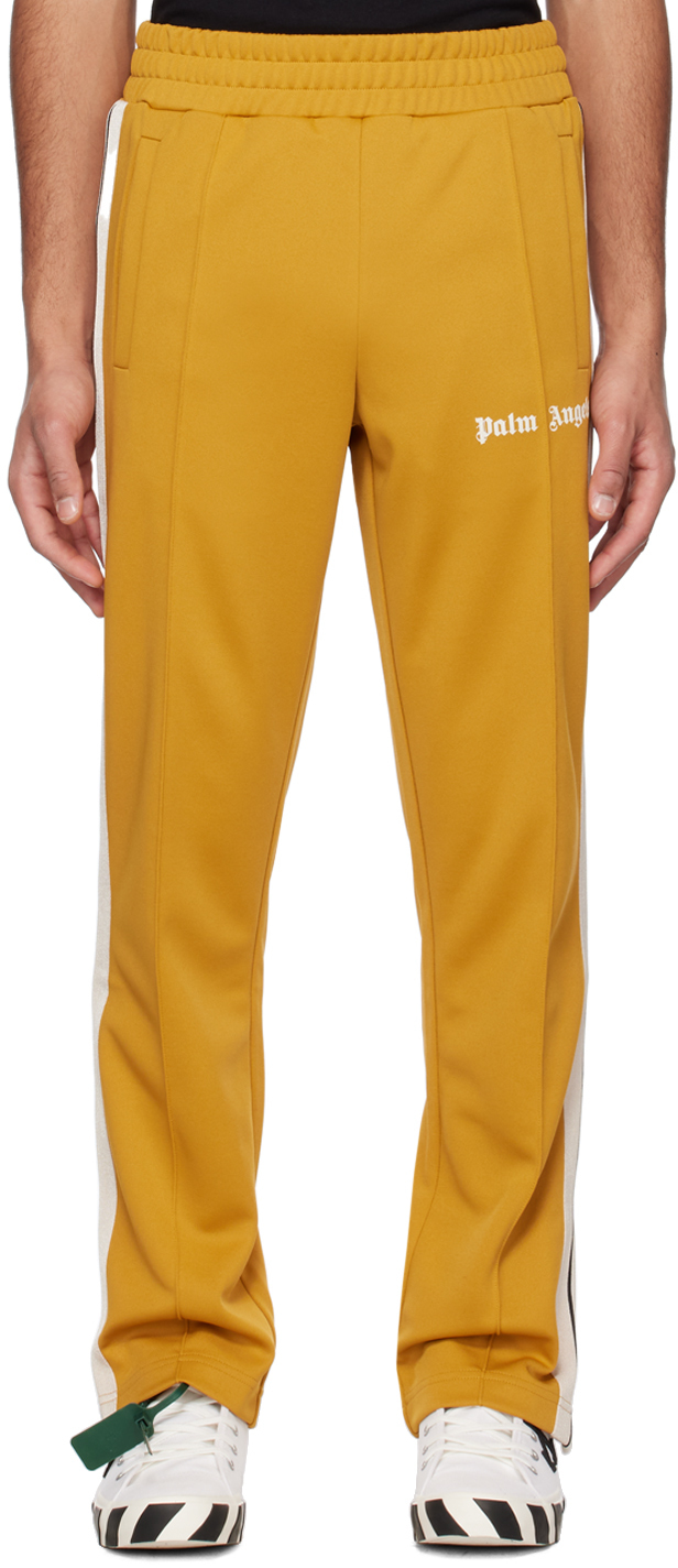 Palm Angels Yellow Classic Track Pants Palm Angels