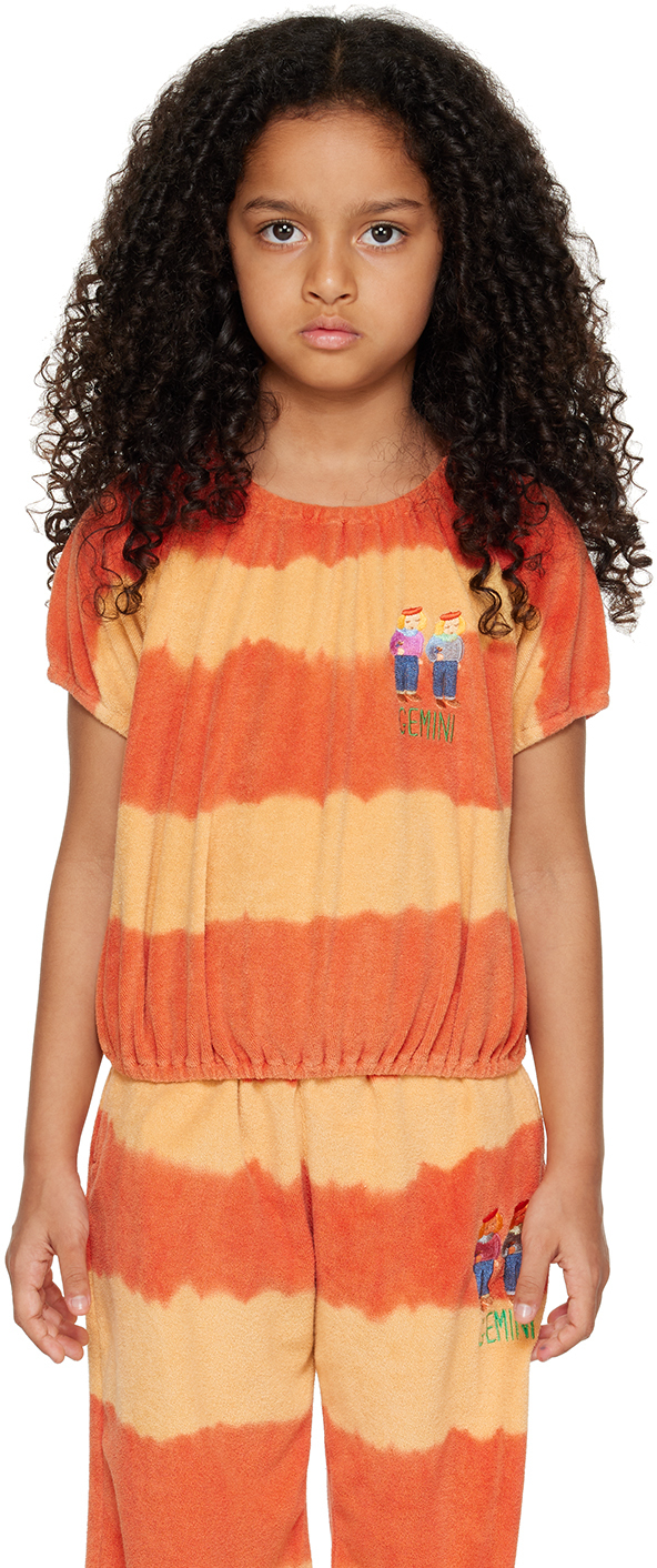 Jellymallow SSENSE Exclusive Kids Orange 'Gemini' Shirt Jellymallow