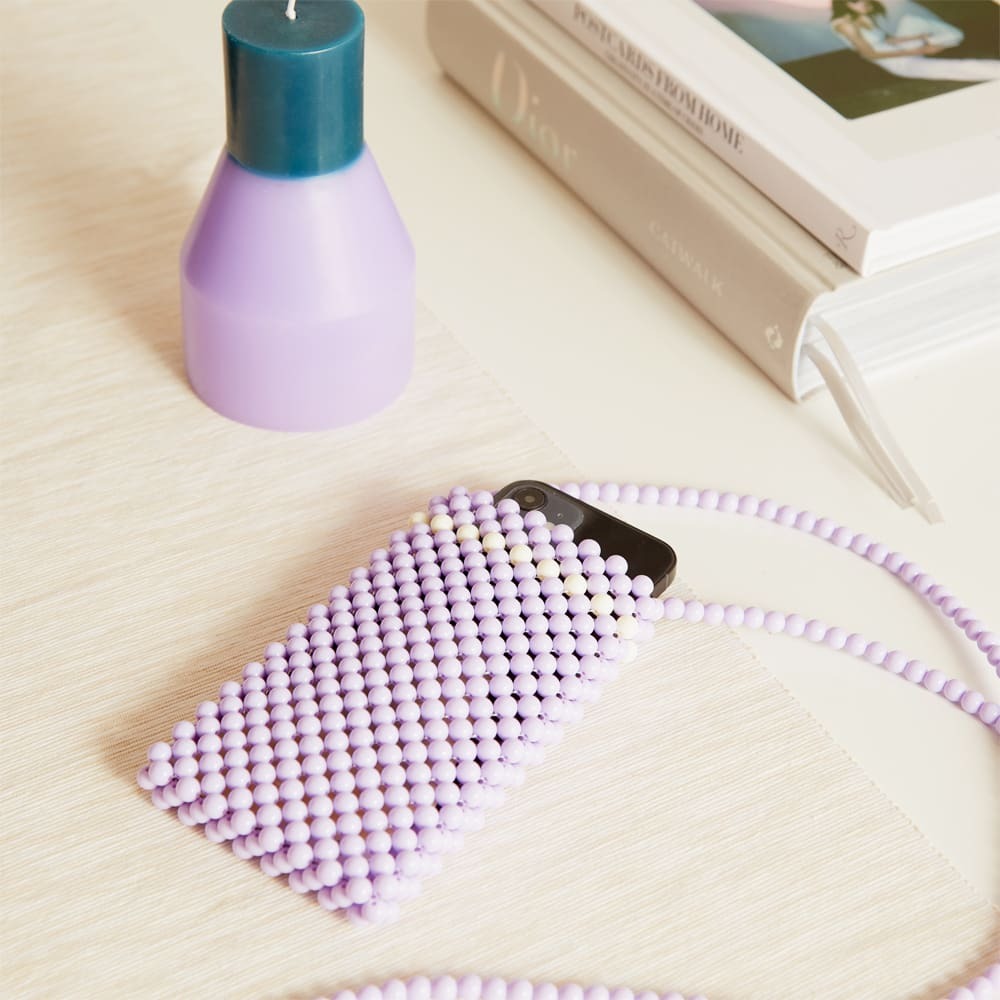 HAY Perla Phone Holder in Lila HAY