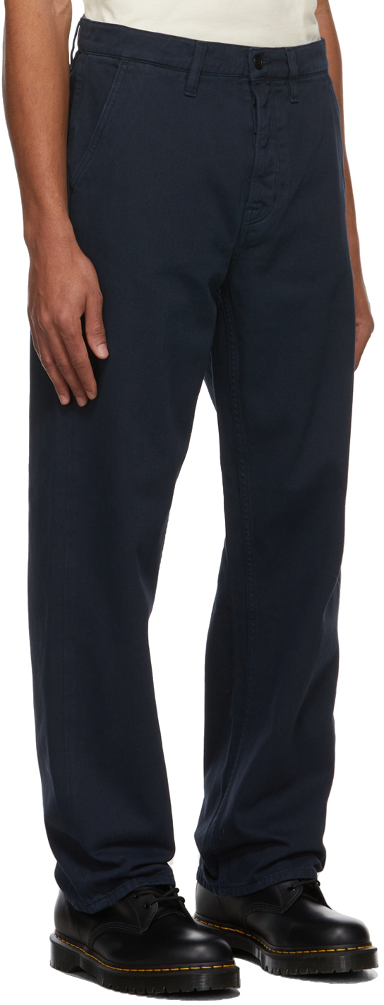 Nudie Jeans Navy Tuff Tony Trousers Nudie Jeans Co