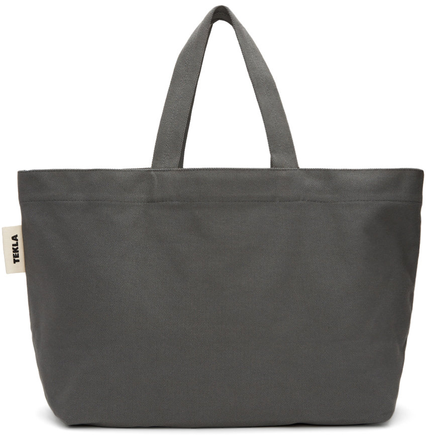 Tekla Grey Canvas Tote Tekla Fabrics
