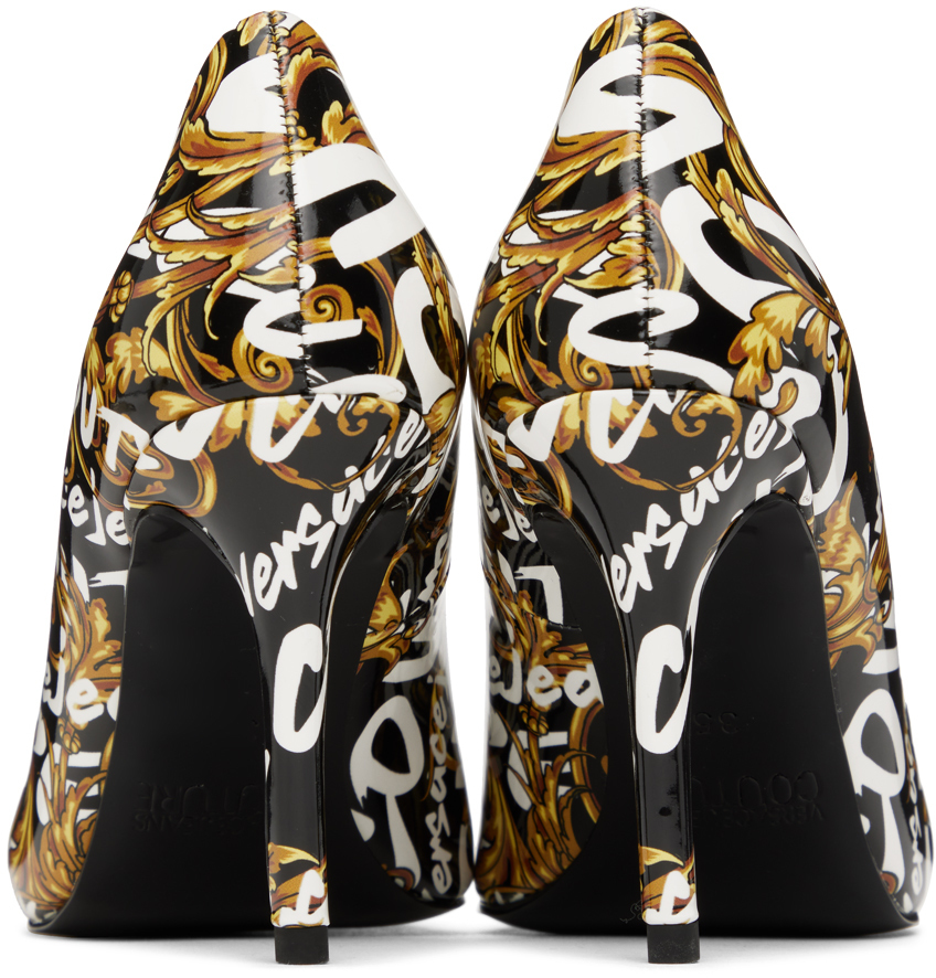 Versace Jeans Couture Black Scarlett Heels Versace