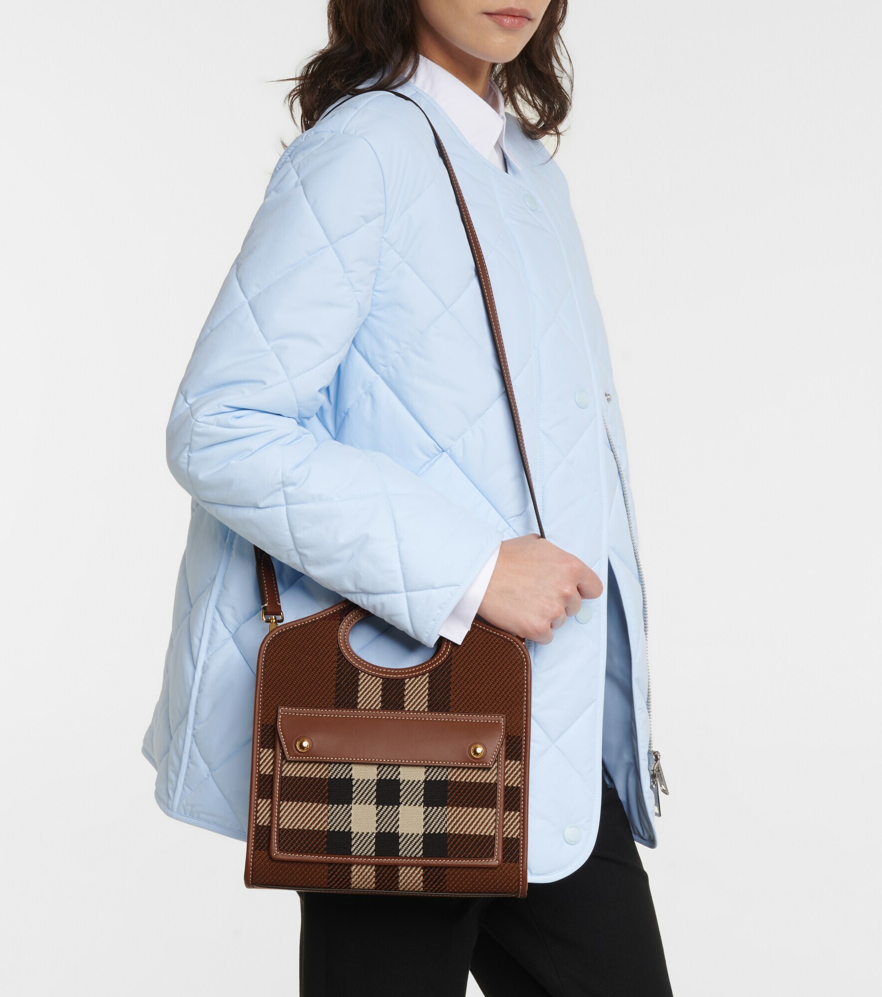 Burberry - Pocket Mini checked tote Burberry