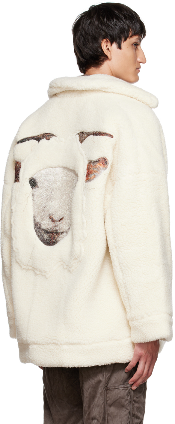 Doublet White Graphic Jacket Doublet