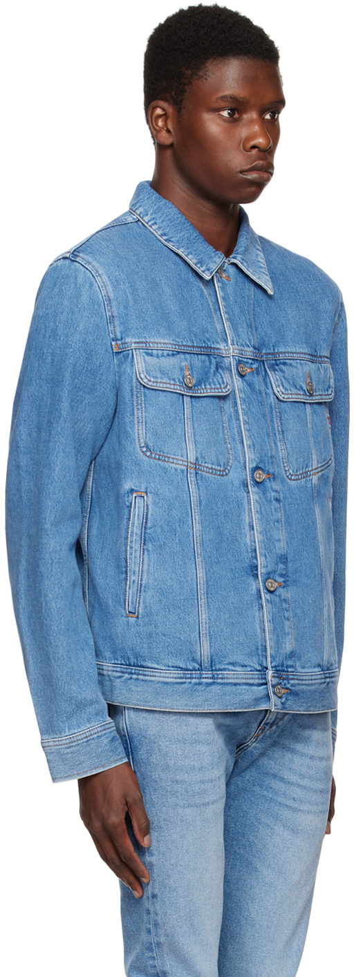 Diesel Blue D-Barcy Denim Jacket Diesel