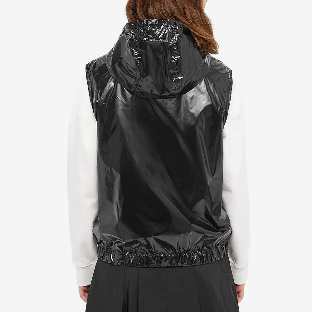 Moncler Women's Sete Pvc Gilet Vest in Black Moncler