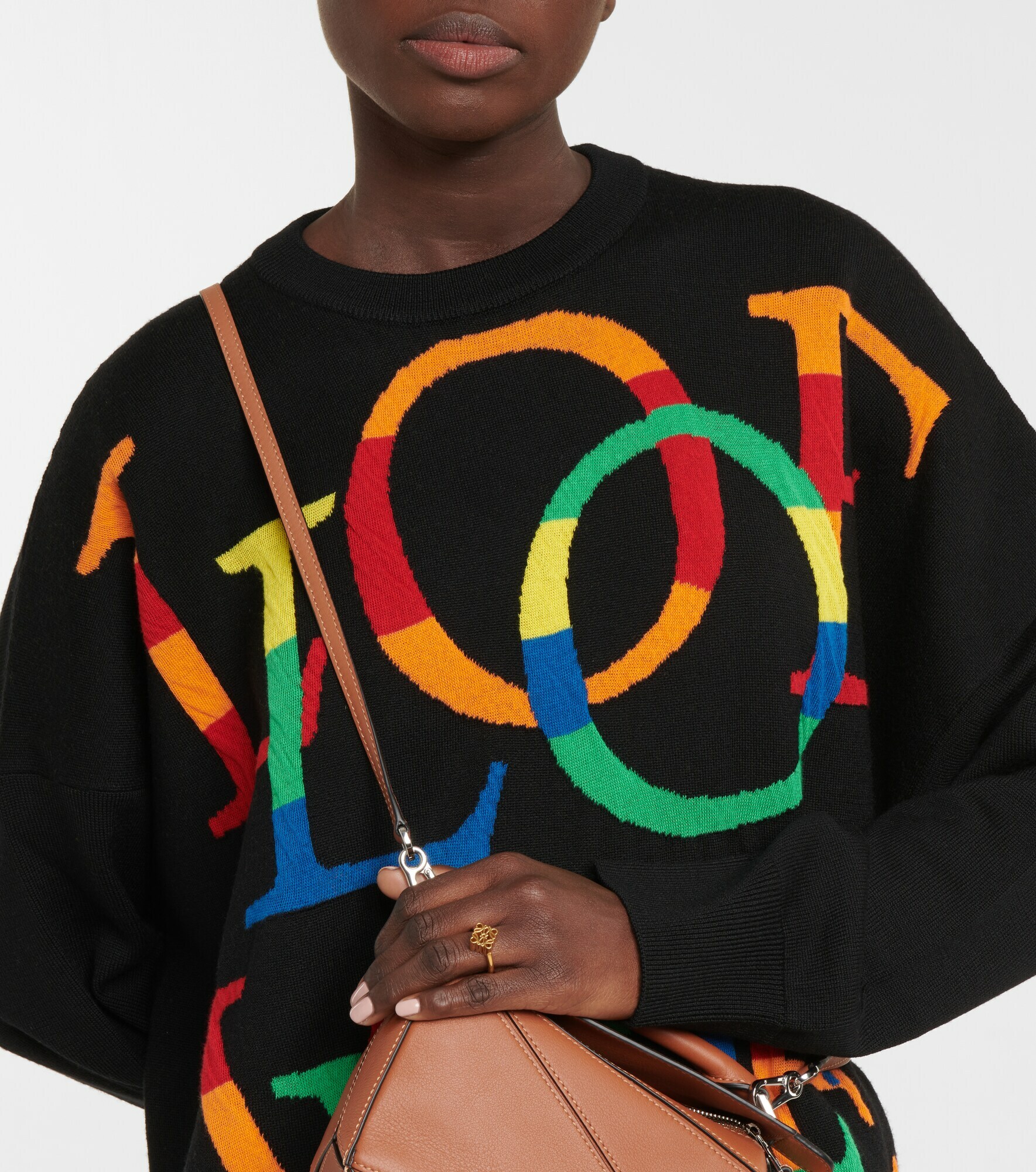 Loewe - Anagram sterling silver ring Loewe