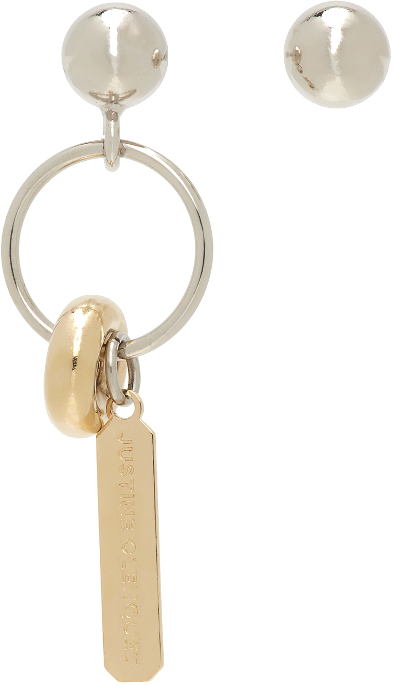 Justine Clenquet Silver Rachel Earrings Justine Clenquet