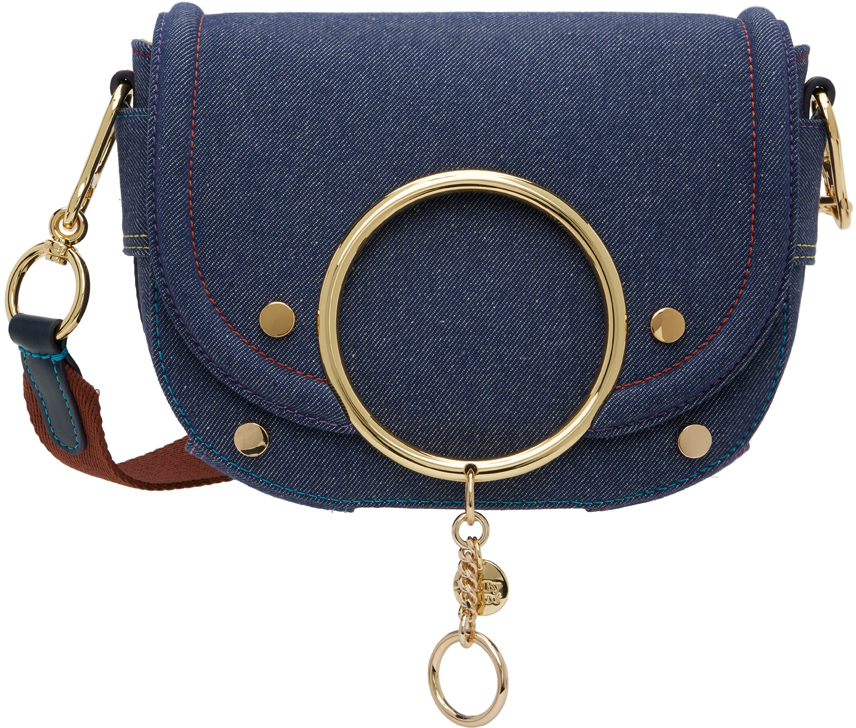 See by Chloé Blue Mara Shoulder Bag See by Chloe