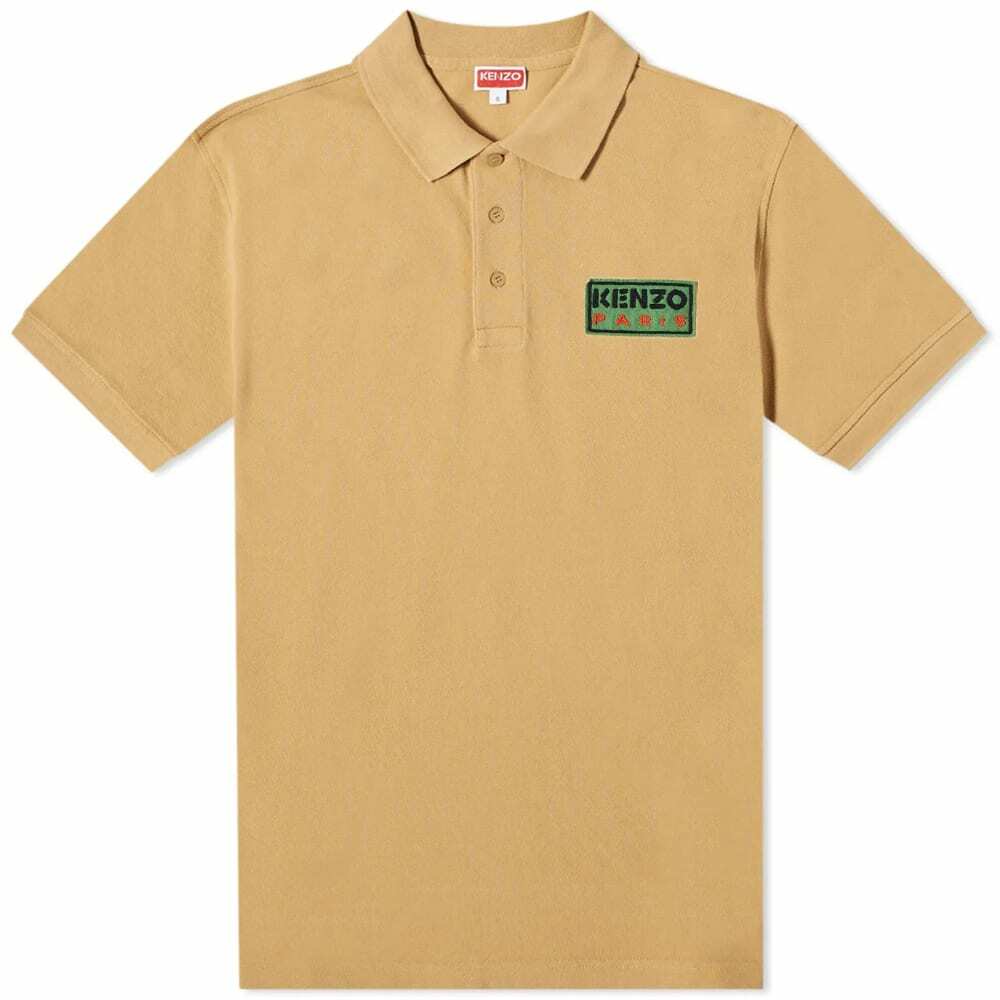 Kenzo Paris Men's Paris Classic Polo Shirt in Beige Kenzo