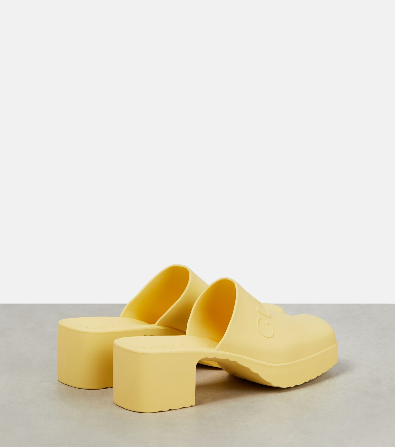 Gucci - Logo rubber clogs Gucci