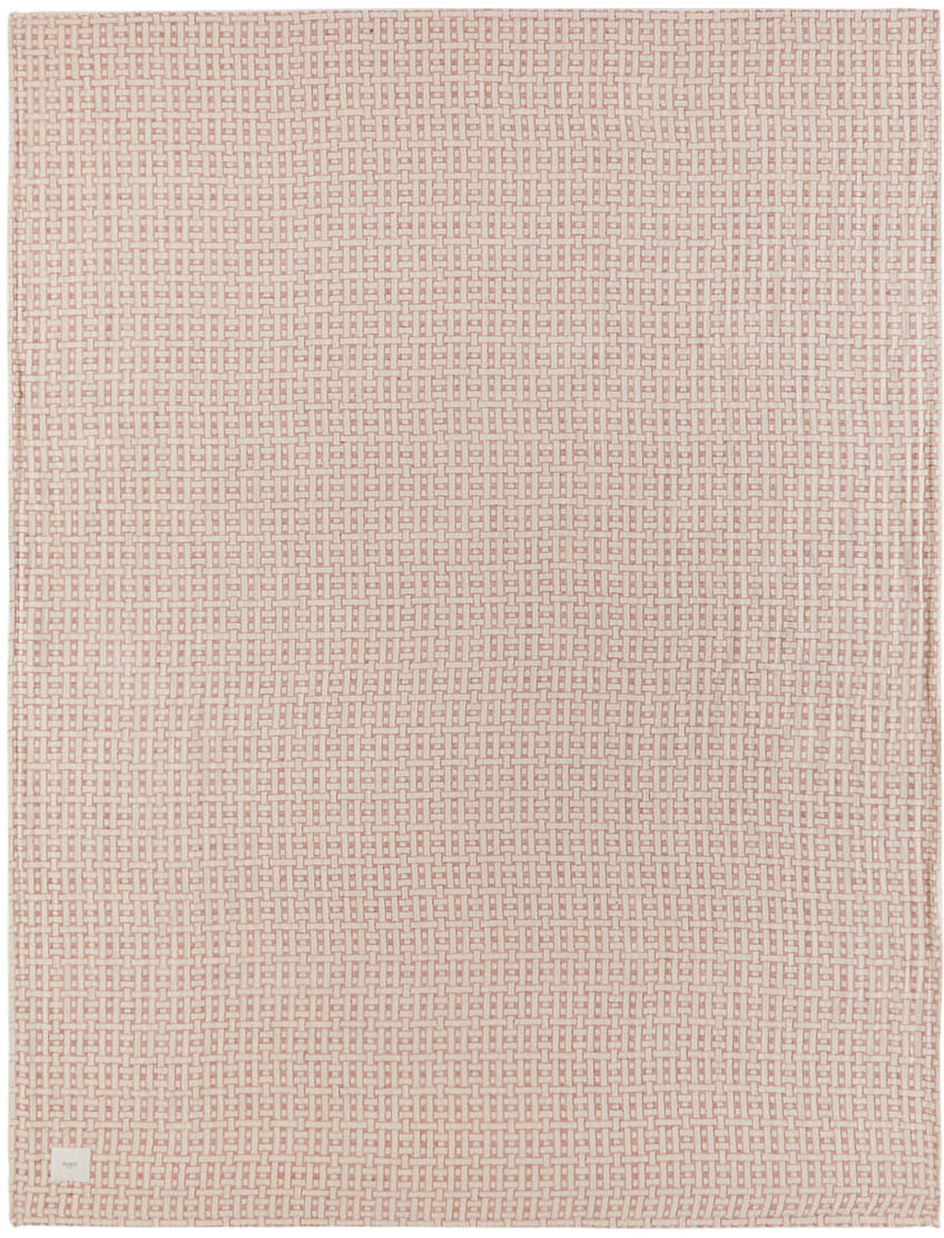 NIMU Red & Off-White Lido Beach Towel