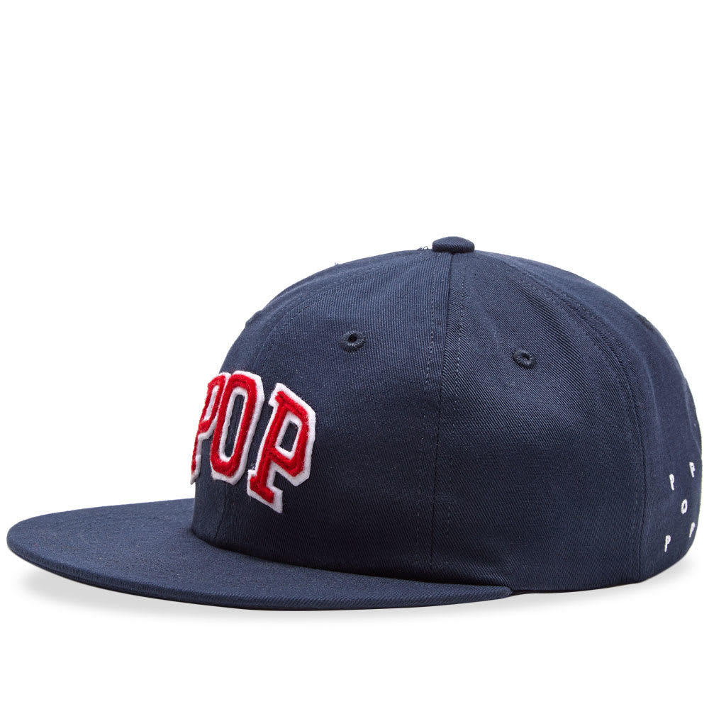 Pop Trading Company Arch Six Panel Hat Navy Pop Trading Company