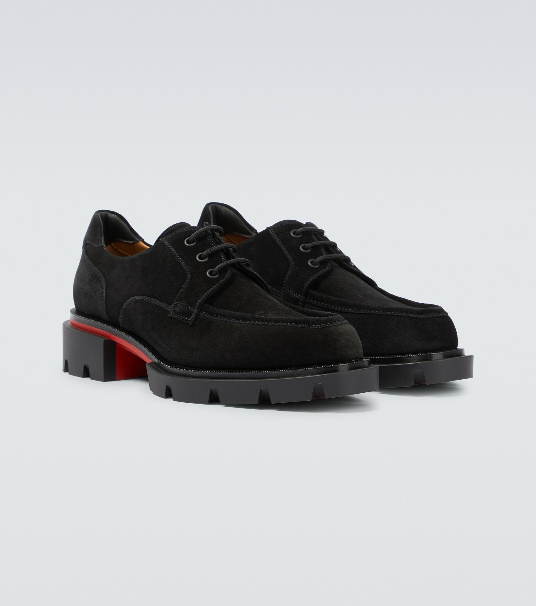 Christian Louboutin - Our Georges L suede brogues Christian Louboutin
