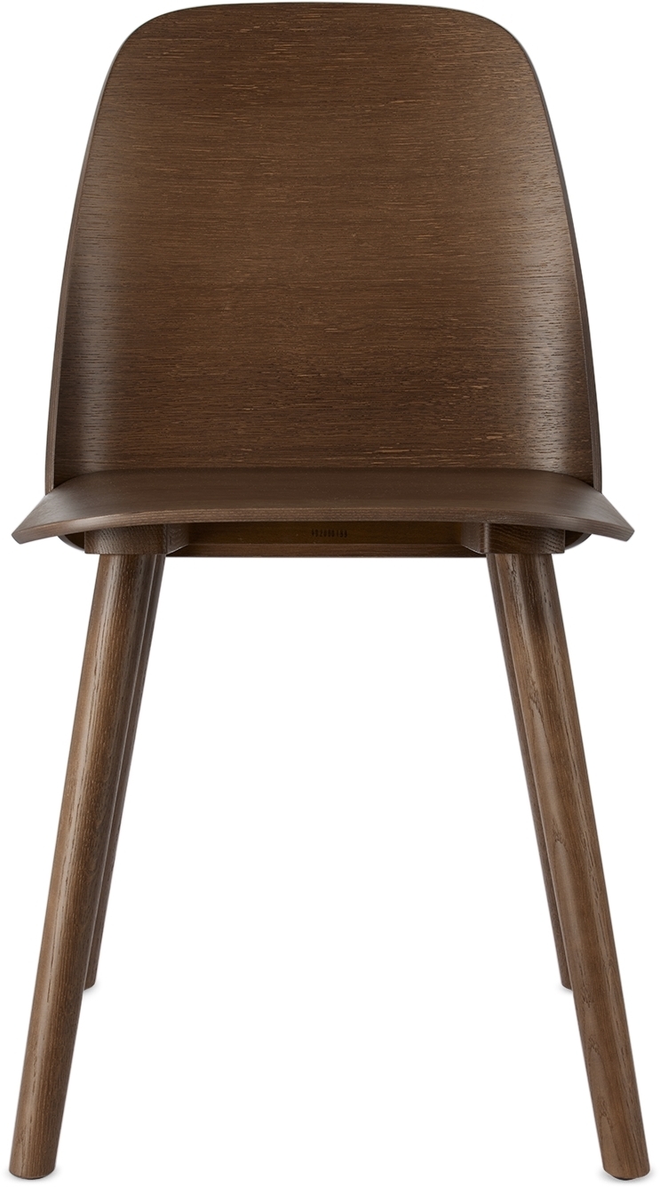 Muuto Brown Oak Nerd Dining Chair Muuto