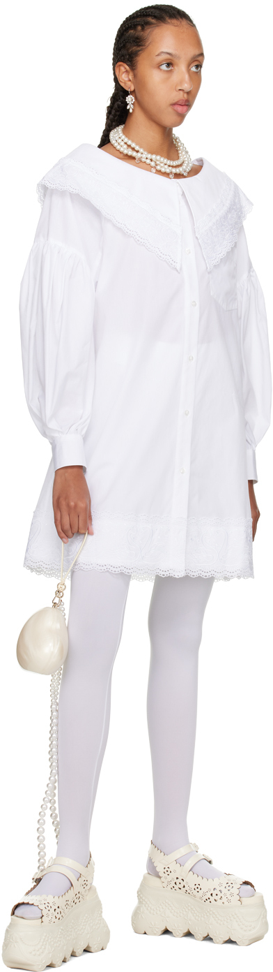 Simone Rocha White Micro Heart Bag Simone Rocha