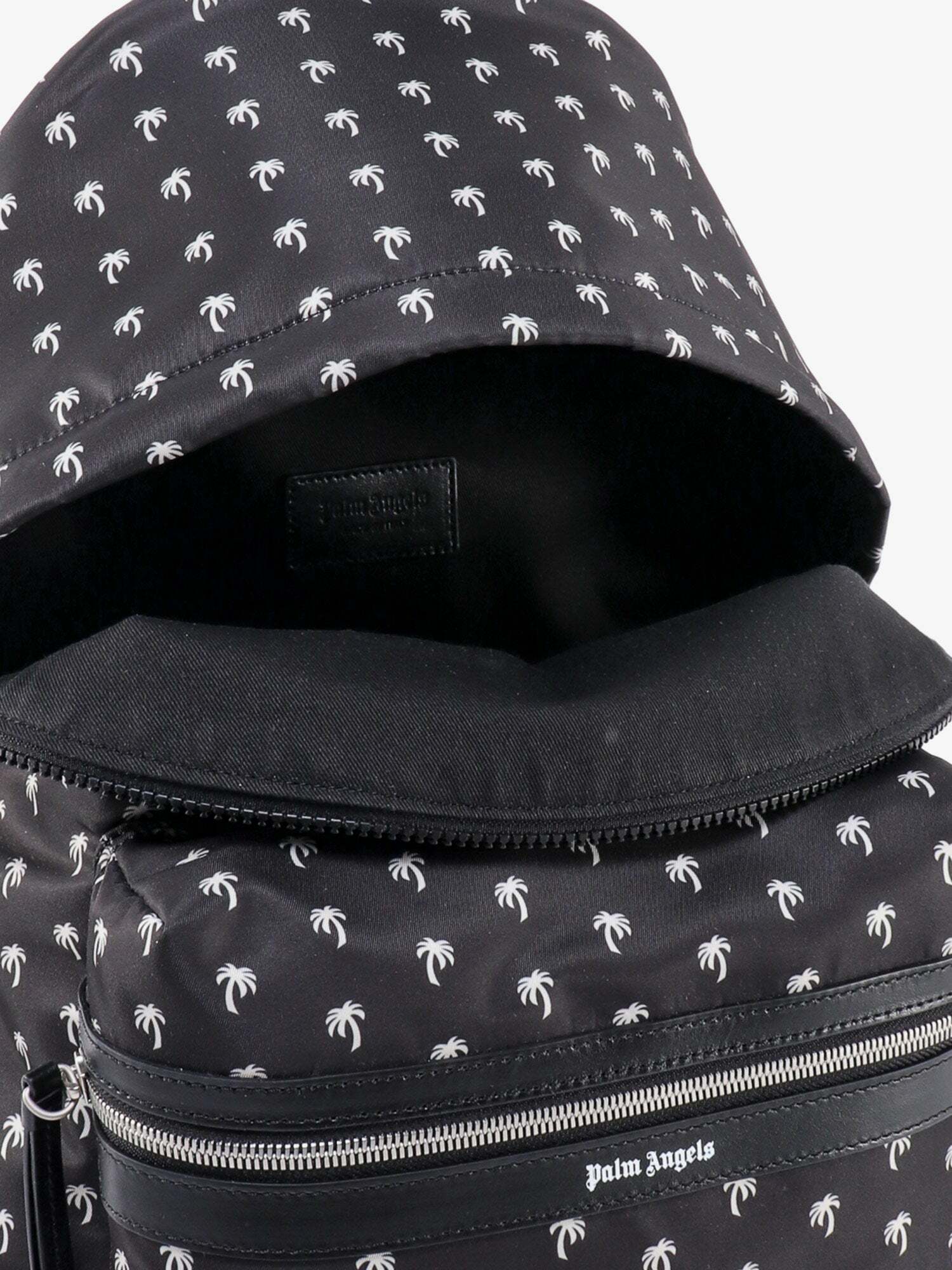 Palm Angels Backpack Black Mens Palm Angels