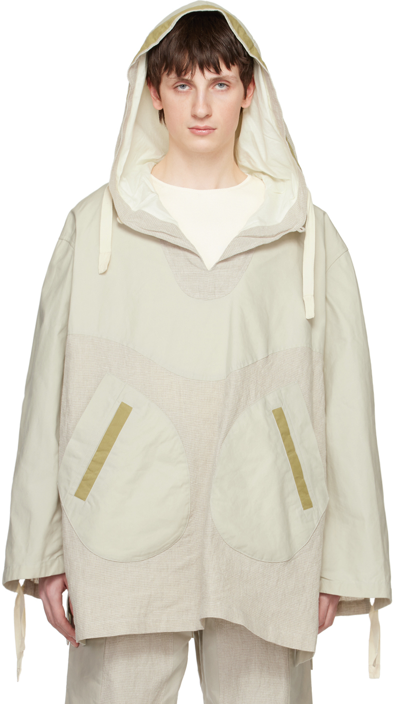 Nicholas Daley Beige Paneled Jacket Nicholas Daley