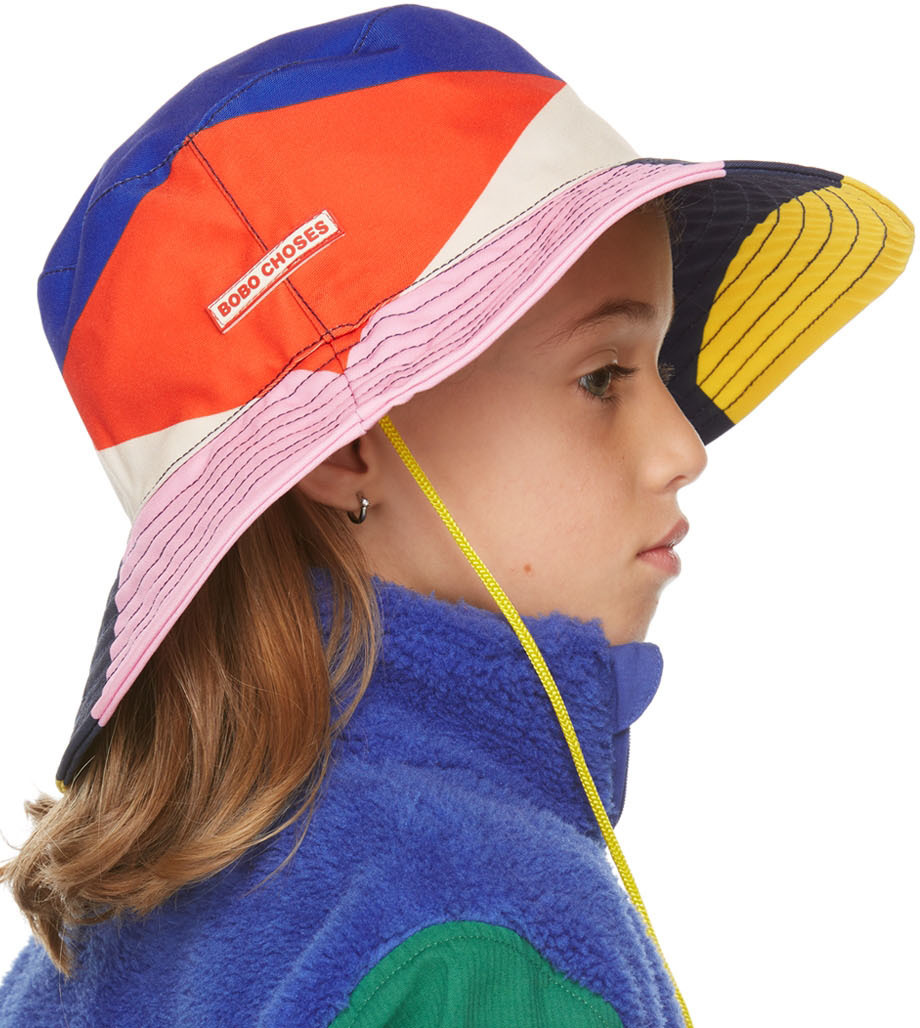 Bobo Choses Kids Multicolor Colorblock Bucket Hat Bobo Choses