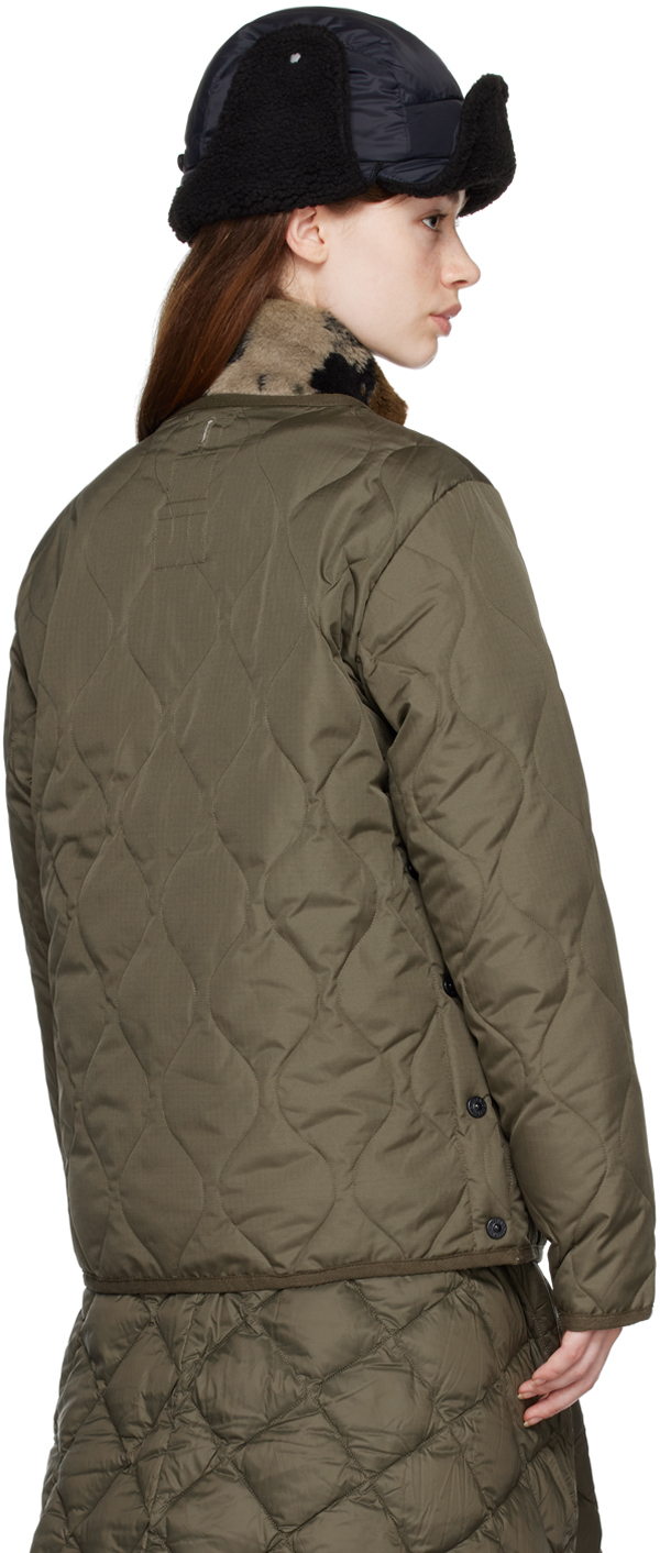 TAION Khaki Military Down Jacket Taion Extra