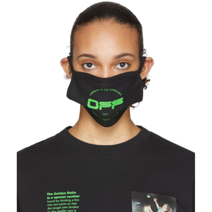 Off-White Black Harry The Bunny Mask Off-White