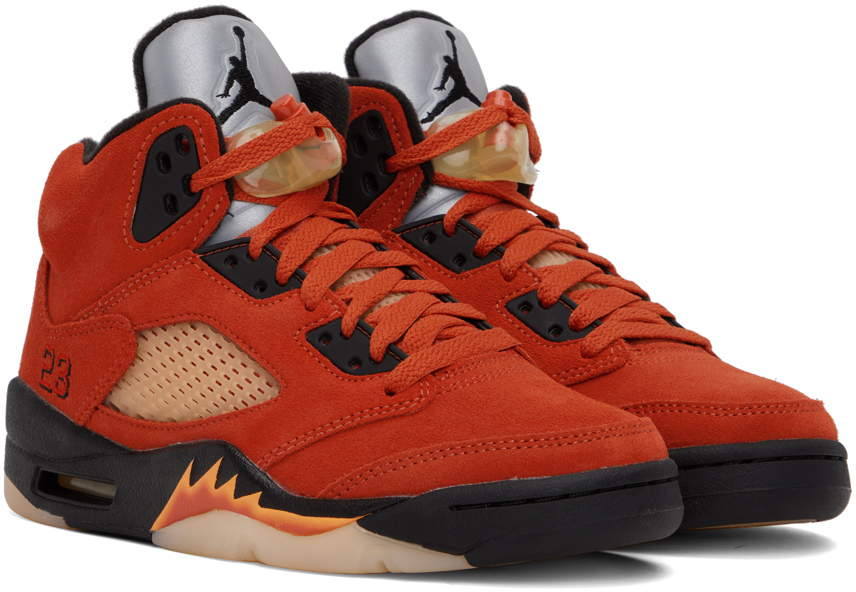 Nike Jordan Red Jordan 5 Retro Dunk on Mars Sneakers Nike Jordan Brand